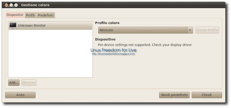 GNOME Color Manager - Tool per la Gestione Profili del Colore 2.31.1 ...